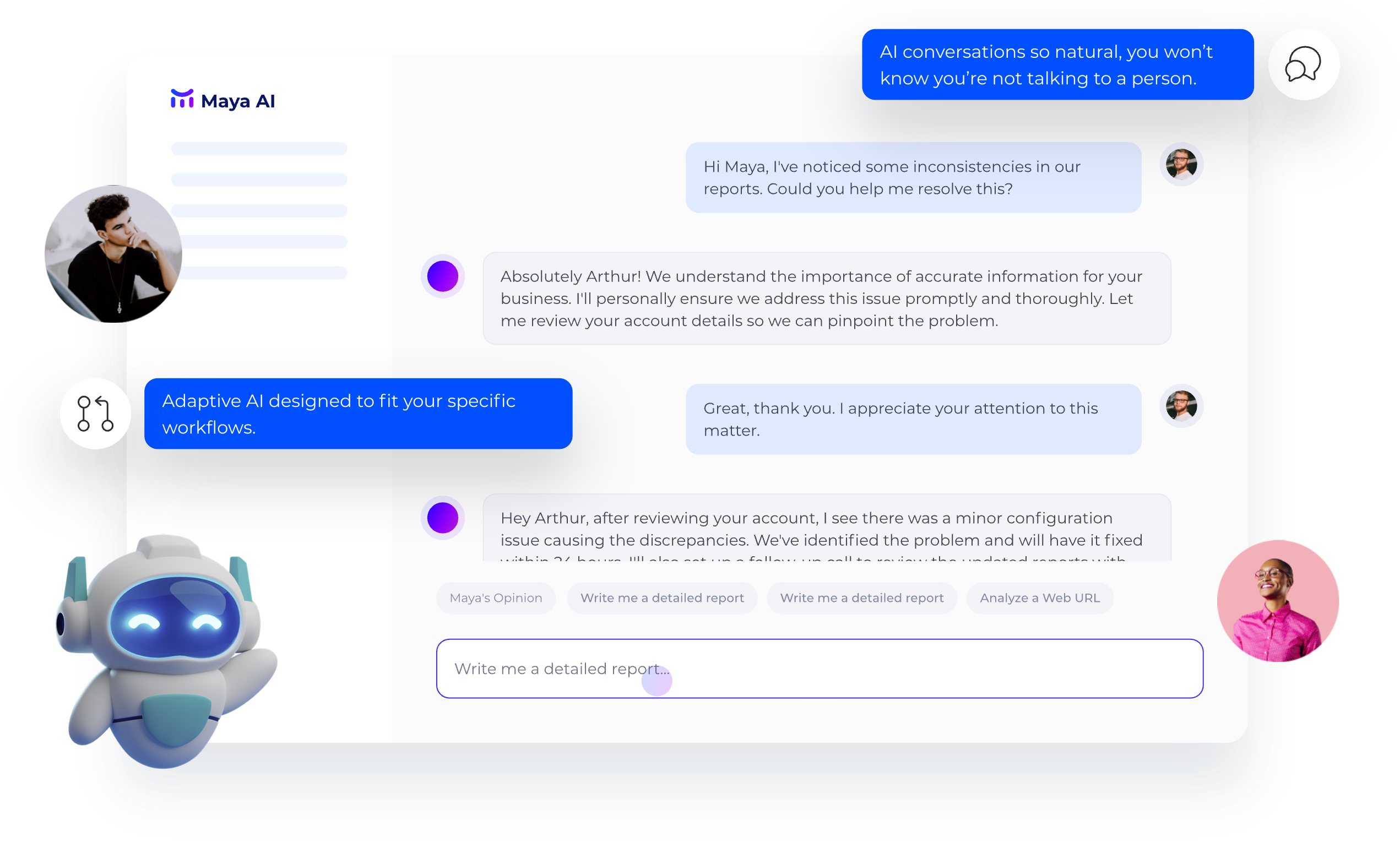 Maya AI - Personalize Your Team & Customer Experience